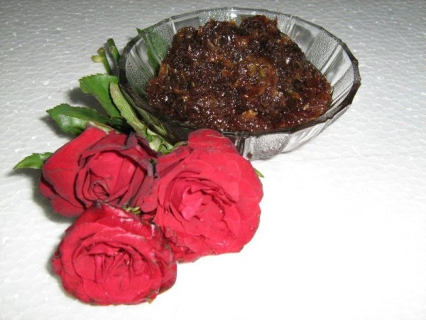 How to make Gulcan | Gulcan Recipe | Rose Jam Recipe | Preservation of ...