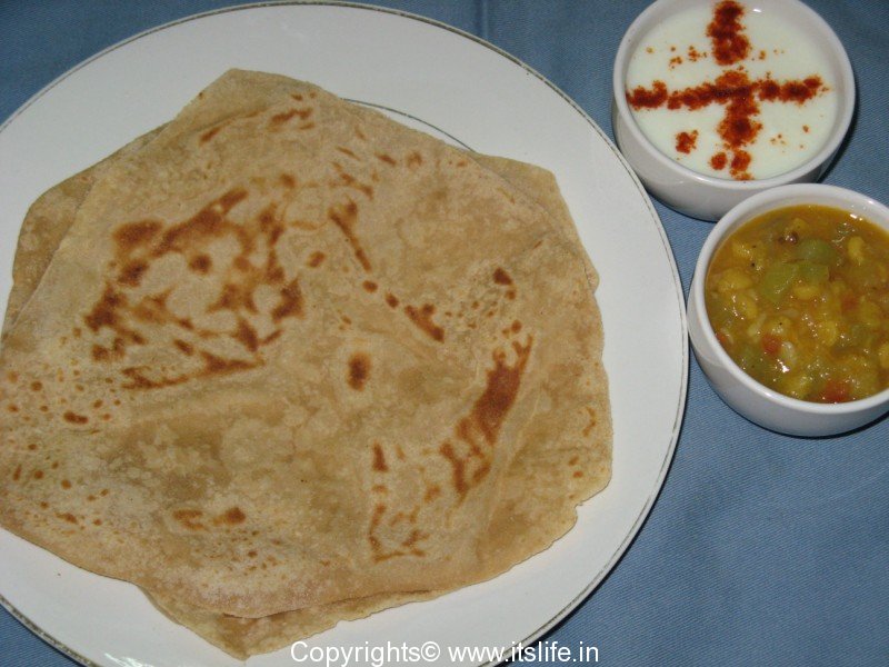 Chapathi - Roti - Plain Paratha